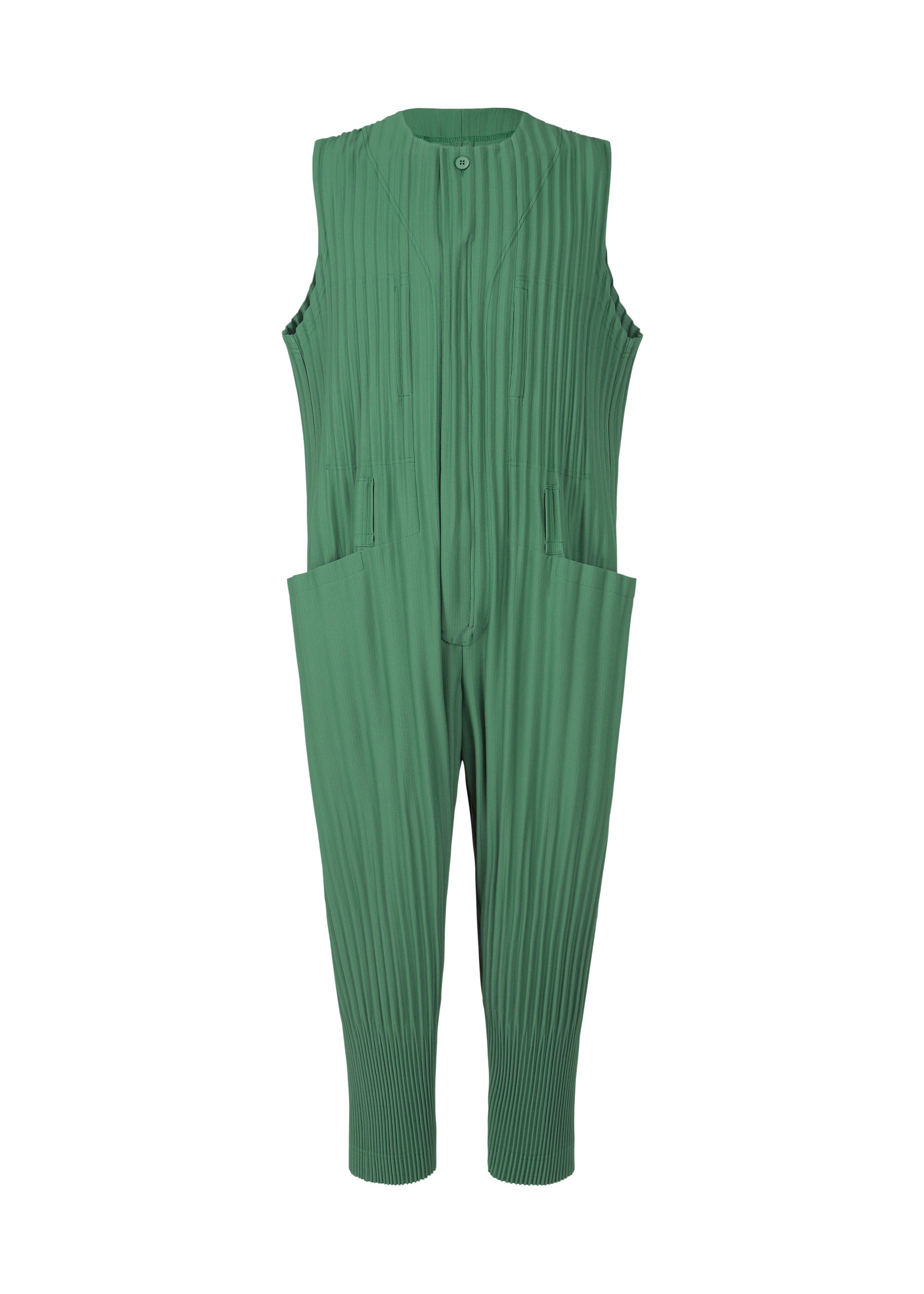 PLEATS BOTTOMS 2 Jumpsuit Copper Green | ISSEY MIYAKE EU