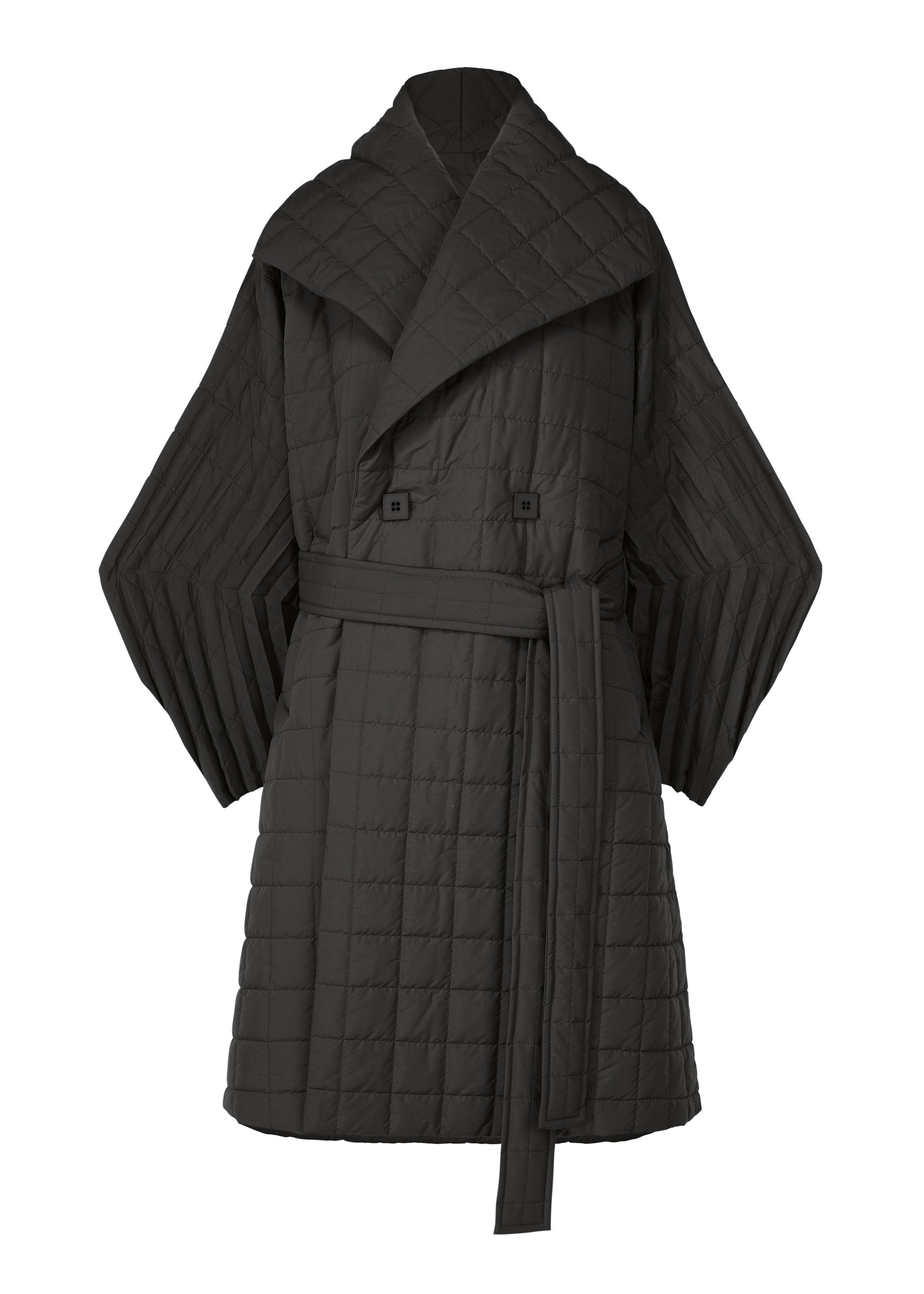PLEATED GRID Coat Black – ISSEY MIYAKE EU
