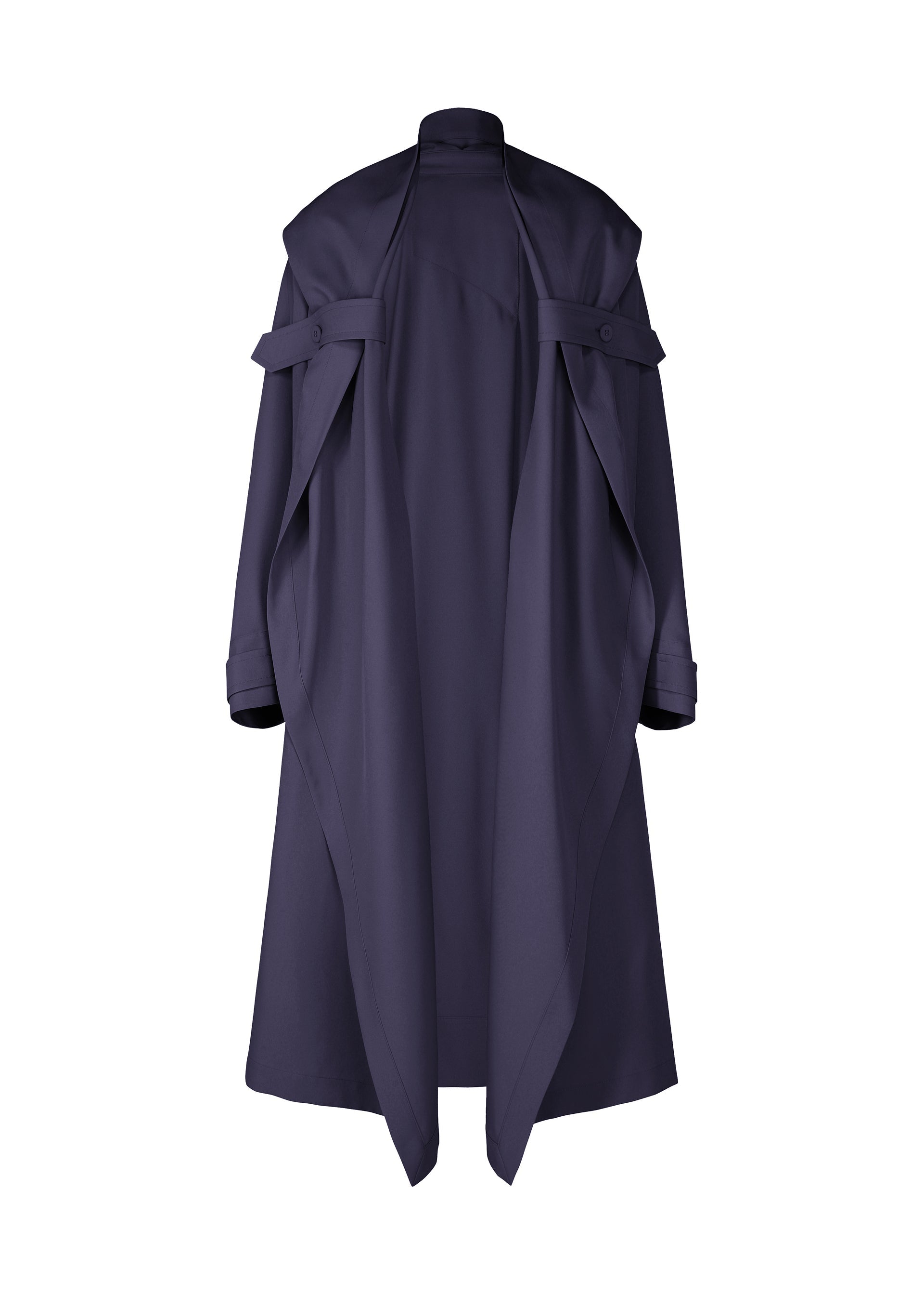 COCOON Coat Navy – ISSEY MIYAKE EU