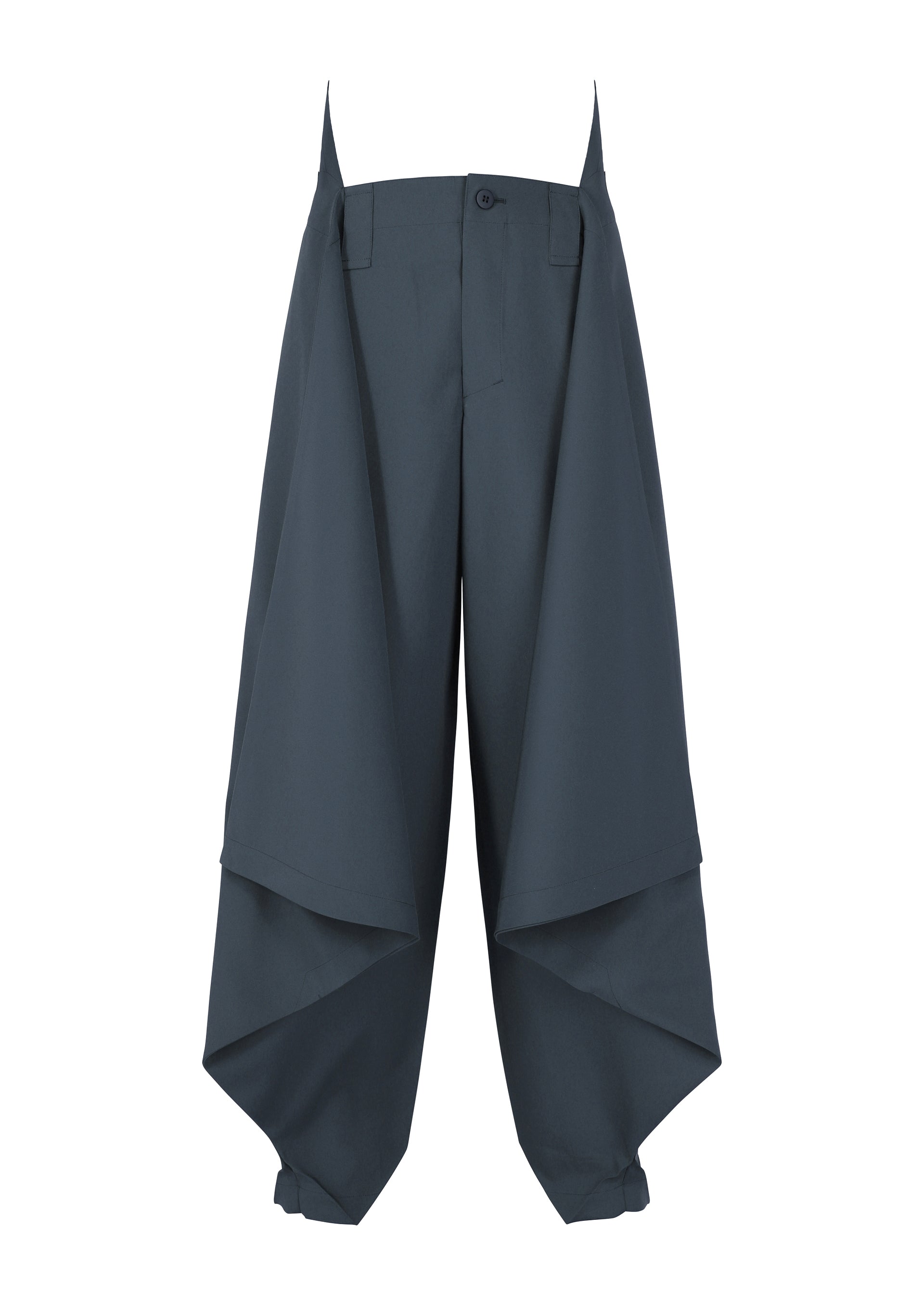 FLAT DRAPE Trousers Navy – ISSEY MIYAKE EU